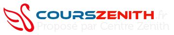 Cours Zenith : Accueil